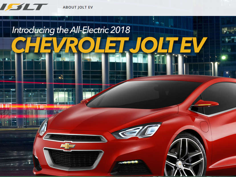 GM förnekar koppling till elbilen Chevrolet Jolt - Elbilen
