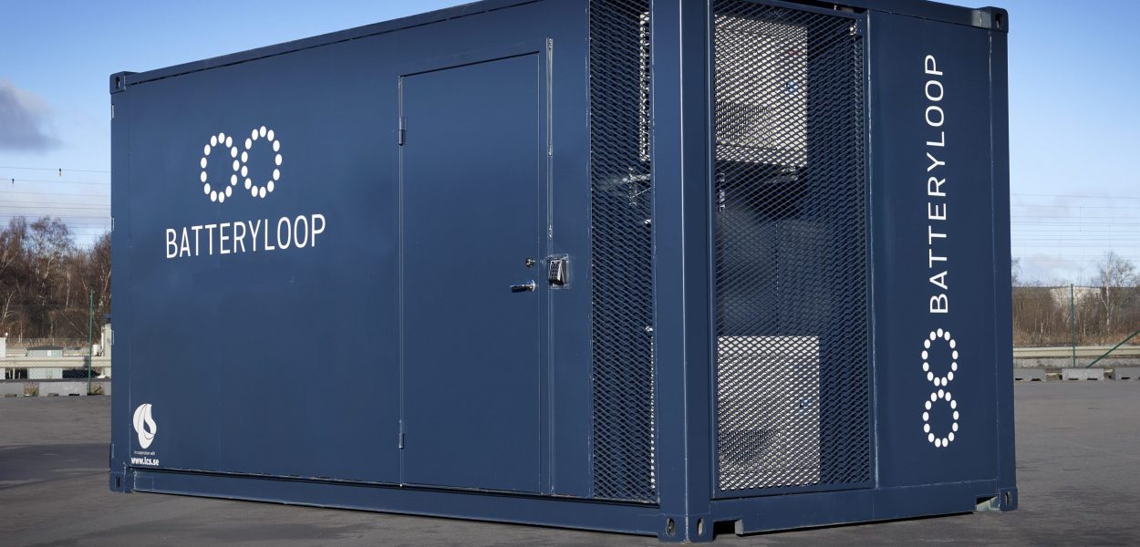 Batteryloop bygger energilager med batterier från Mercedes - Elbilen