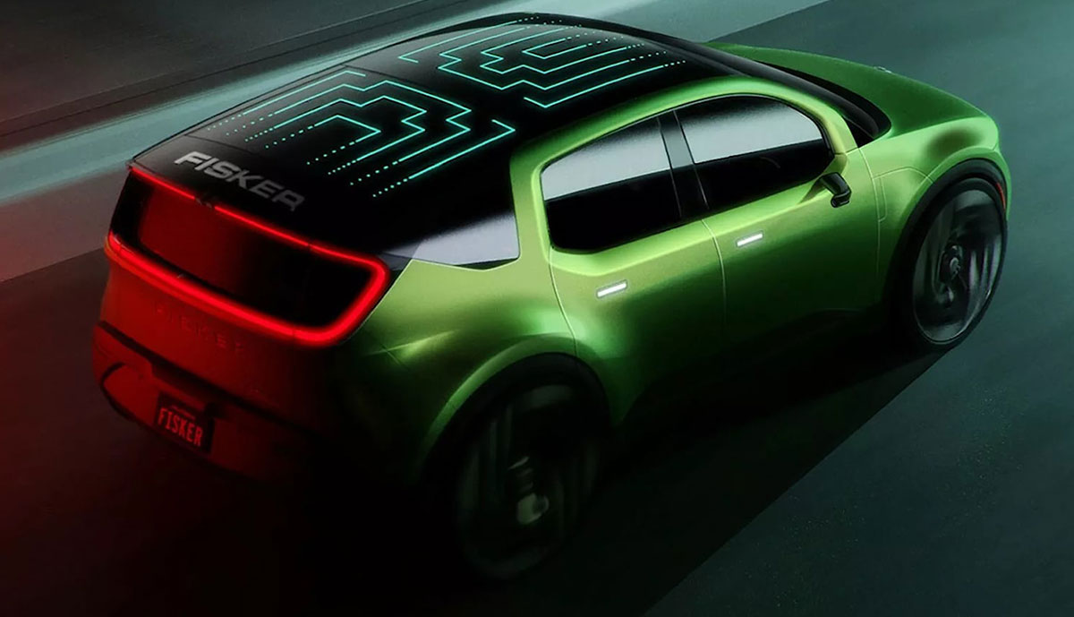 Fisker visar mer av nästa modell Pear - Elbilen