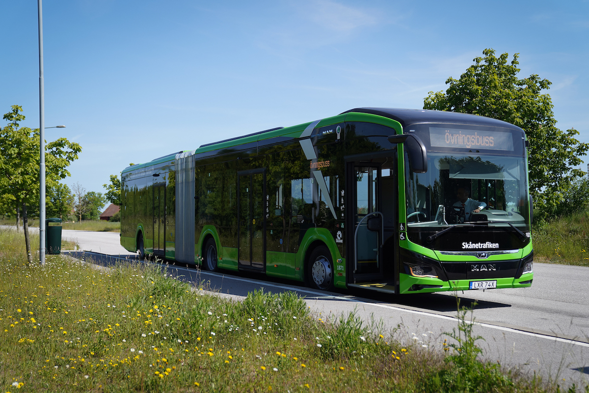 Endast eldrivna bussar i Lund från nästa vecka - Elbilen