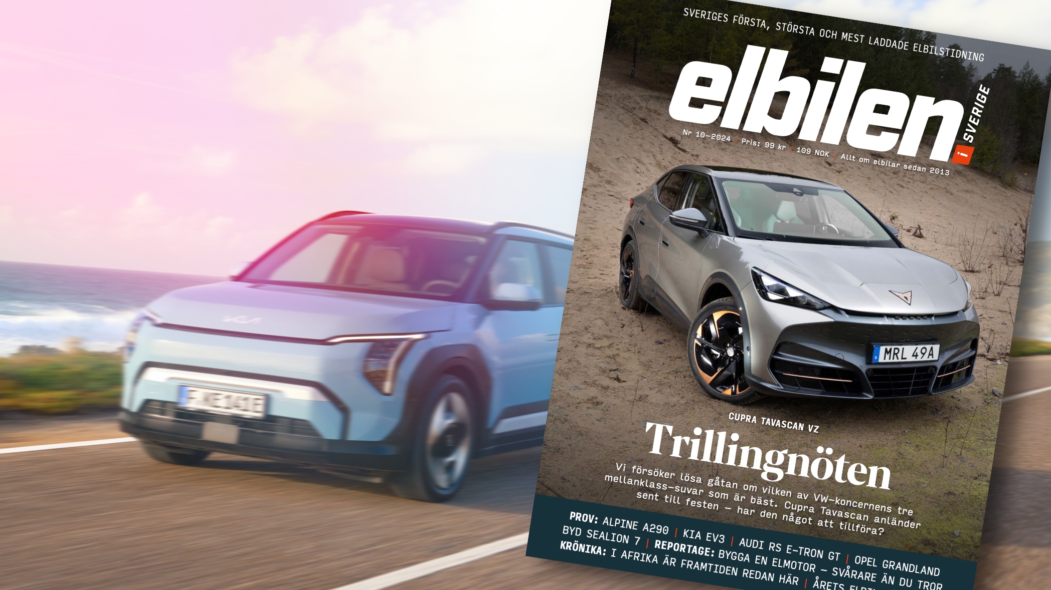 Tavascan, Kia EV3, Alpine och mer – nummer 10 ute nu! - Elbilen