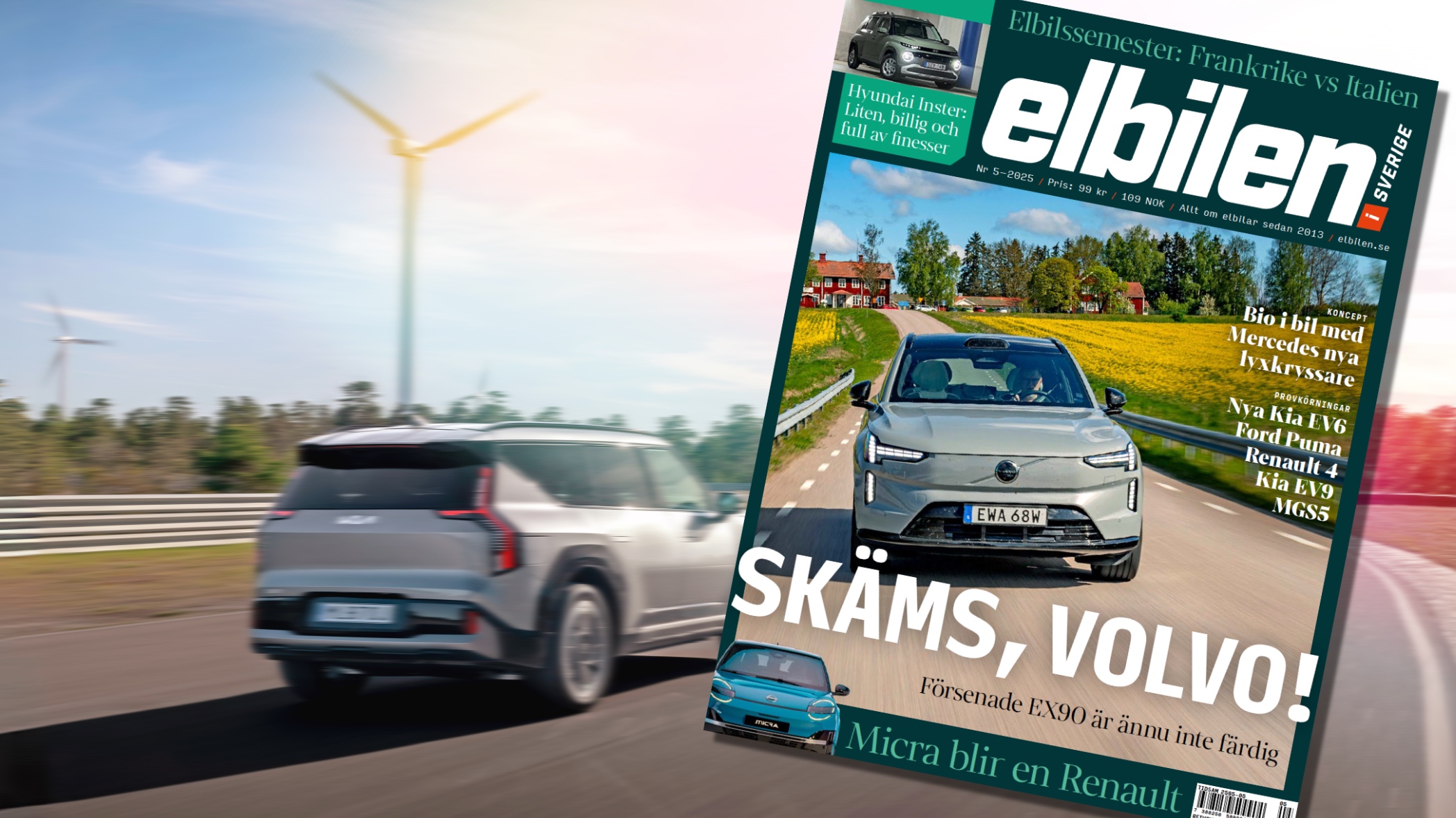 Nytt nummer ute nu – test av Volvo EX90 och massa provkörningar - Elbilen