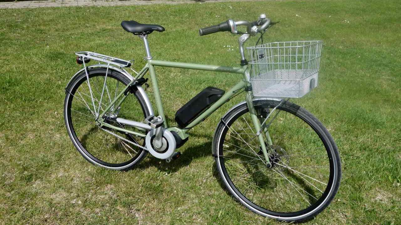Retrocykel med pigg mittmotor men utan display - Allt om elcyklar